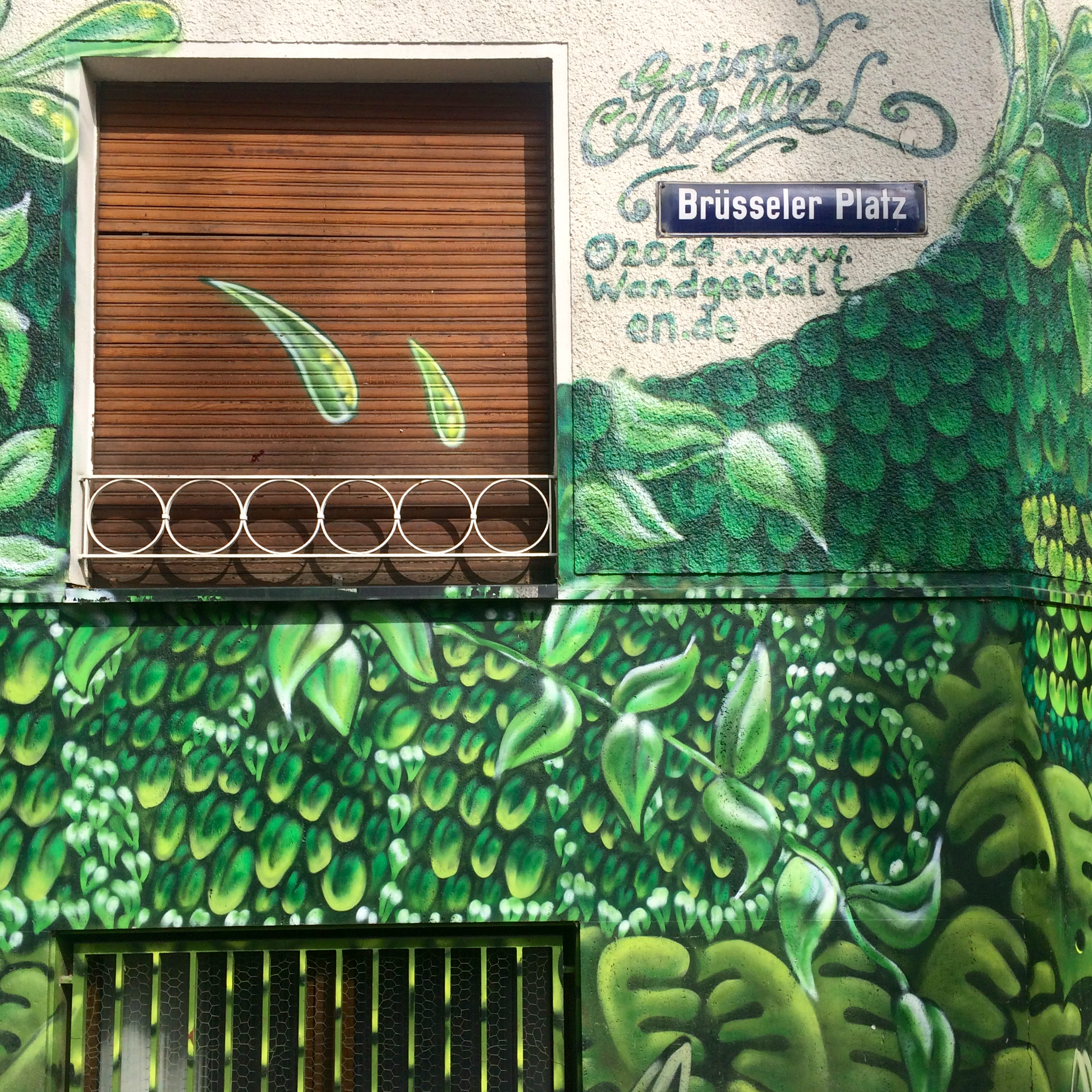 Brüsseler Platz mural, Cologne - Art of Touring